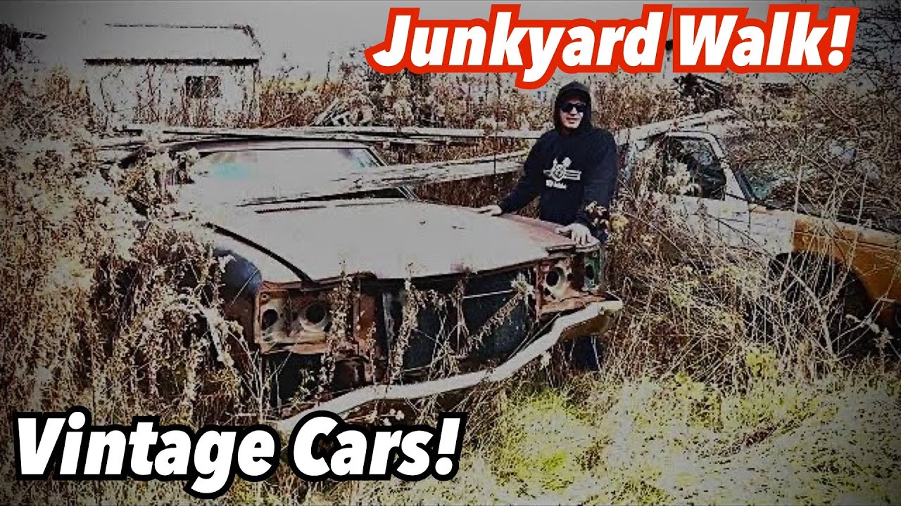 We find a Junkyard Full of 70s, 80s and 90s American Classic Vehicles ...