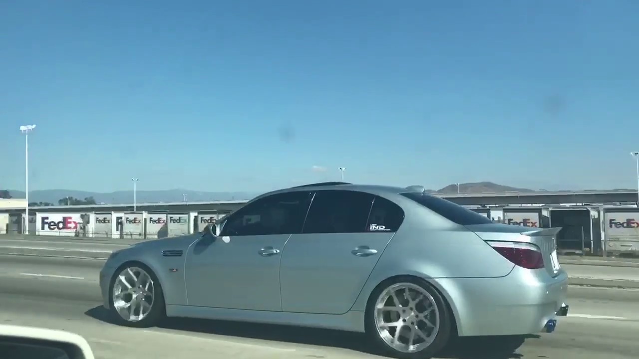 BMW E60 M5 Silver - YouTube
