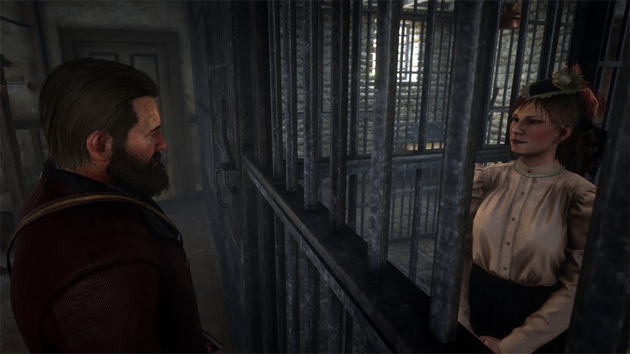 RDR2 - Miss Ellie anne Swan is still charming even in jail - YouTube