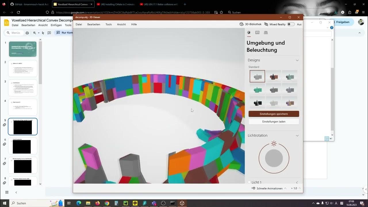 How to use VHACD convex decomposition for Pybullet - YouTube