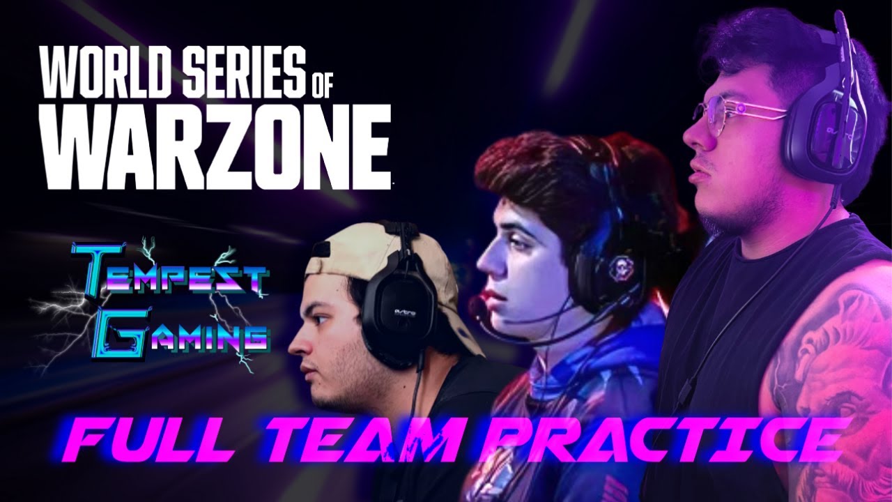 TEMPEST GAMING FIRST TEAM PRACTICE FOR WSOW!! - YouTube