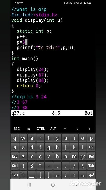 static int in function c #sorts #coding #apnacollage #programming #viralvideo #viralshorts # ...
