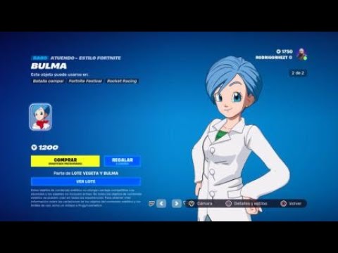 TIENDA DE OBJETOS - Atuendo (Skin): BULMA - Fortnite - (Agustín te amo ...