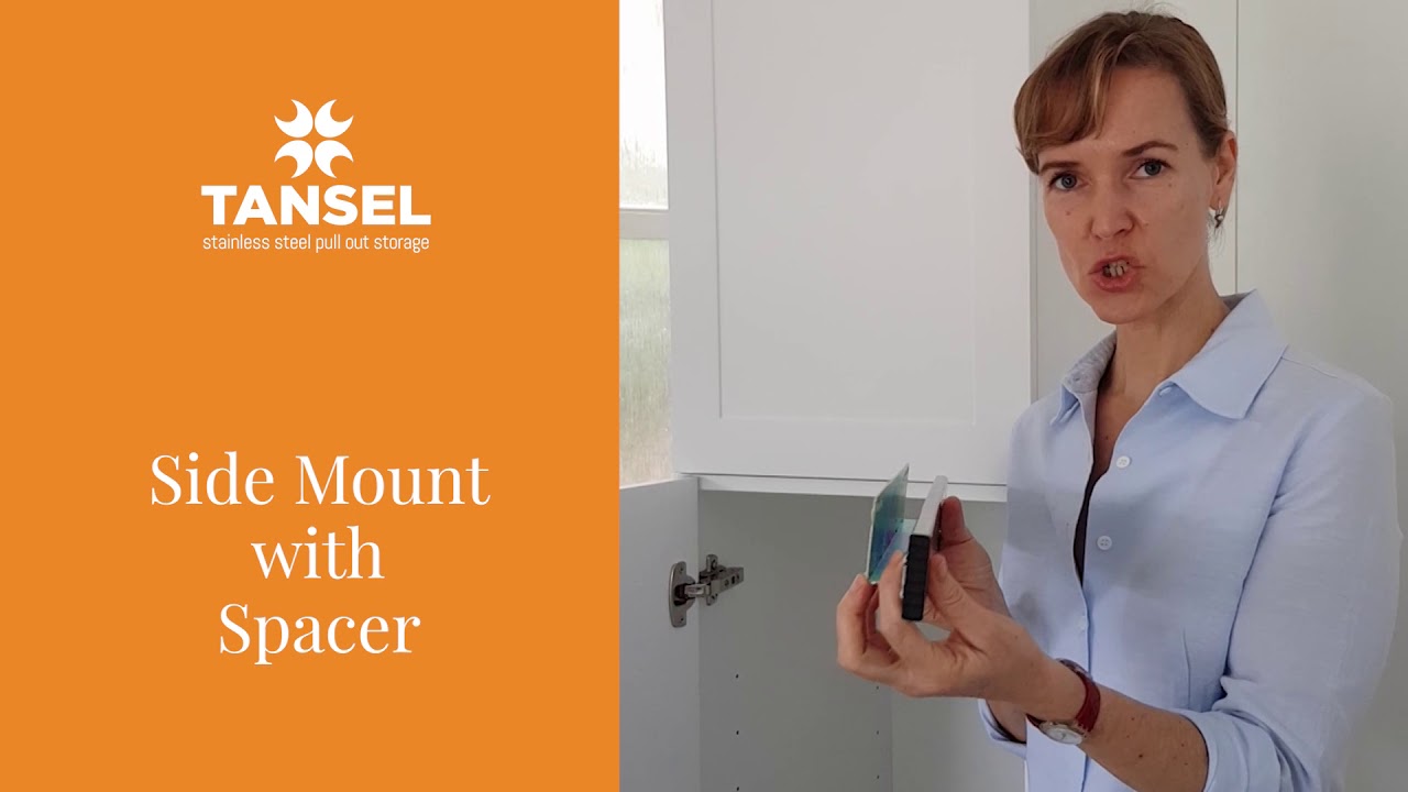 Tansel Premium Pull-Out Storage - Side Mount Slider With Spacer - YouTube