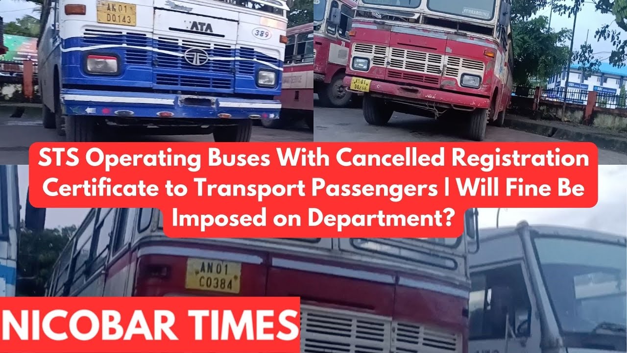 STS Operating Buses With Cancelled Registration Certificate to ...
