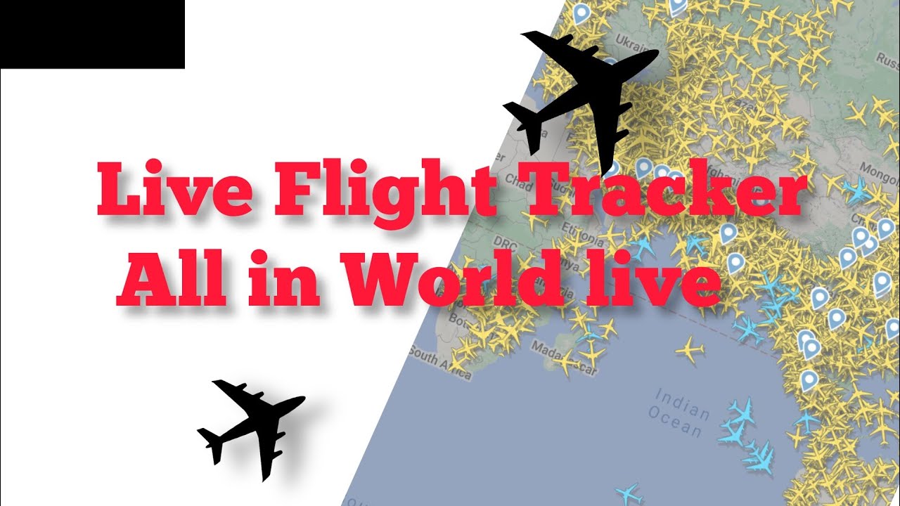 Live Flight Tracker All in World live...flight radar 24 - YouTube