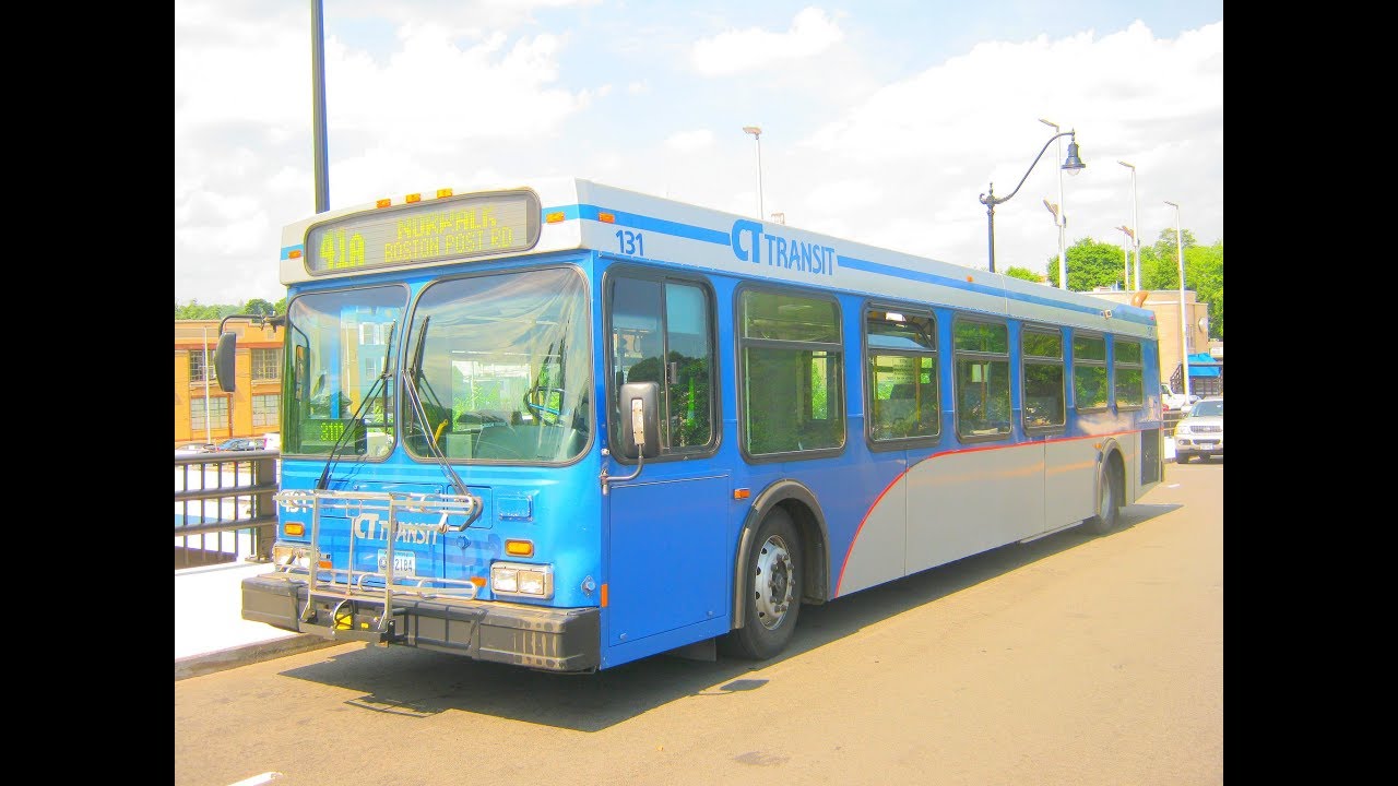 CT Transit #131 on Route 41 Stamford - YouTube