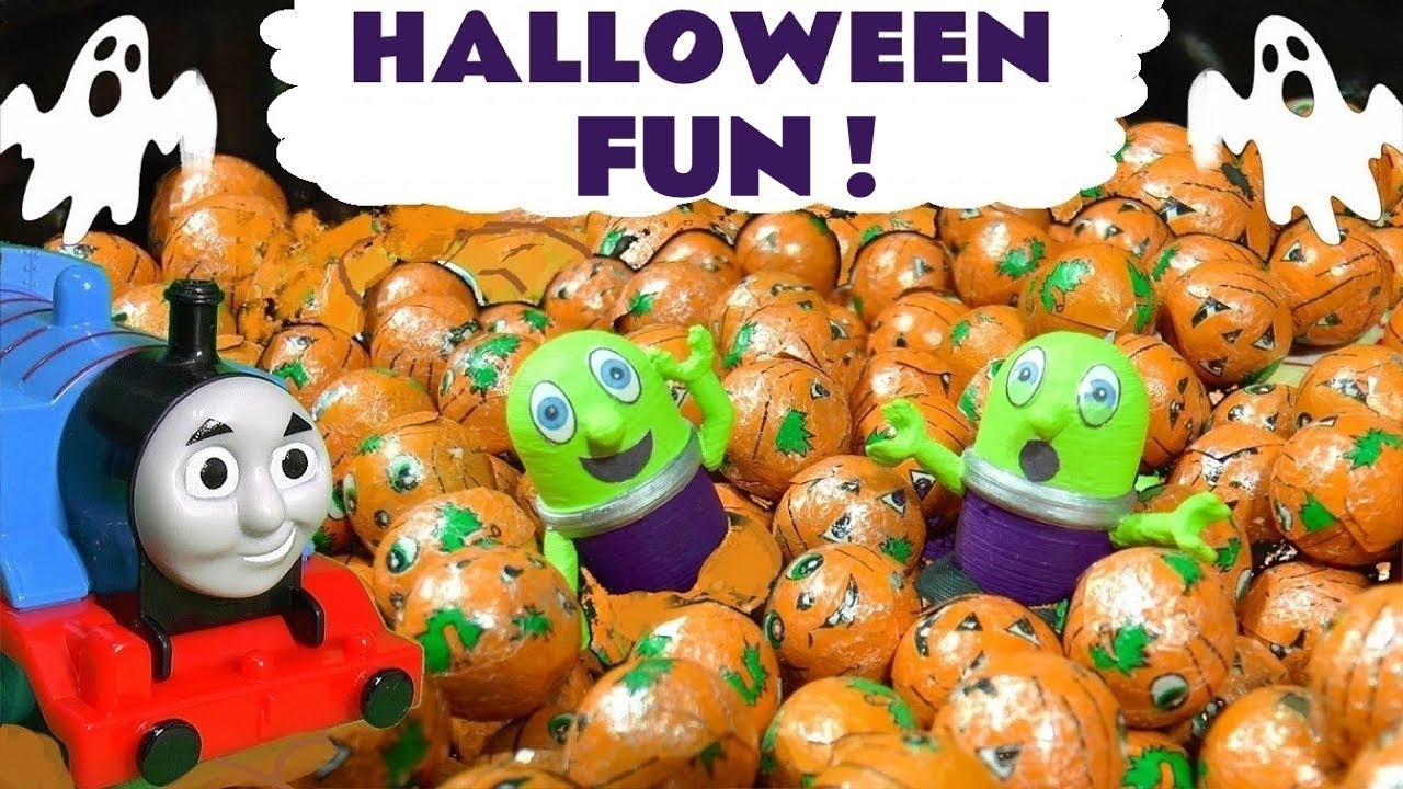 Thomas The Tank Engine Halloween Story With The Funny Funlings - YouTube