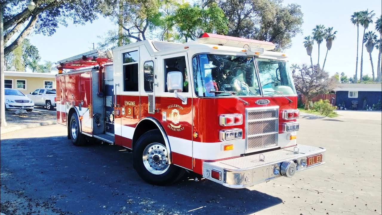 Fullerton Fire Department 2002 Pierce Dash #354C - YouTube