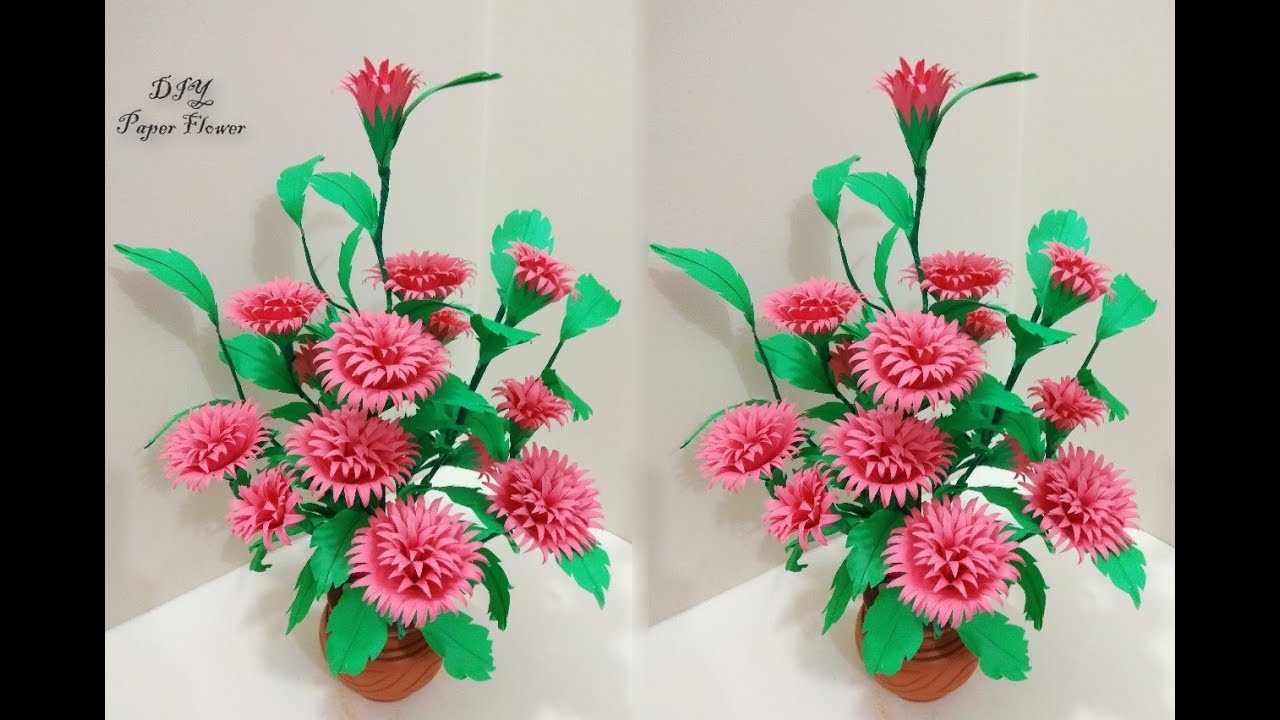 How to Make A Gift Flower | Easy Flowers Making | Handmade Gift Ideas ...
