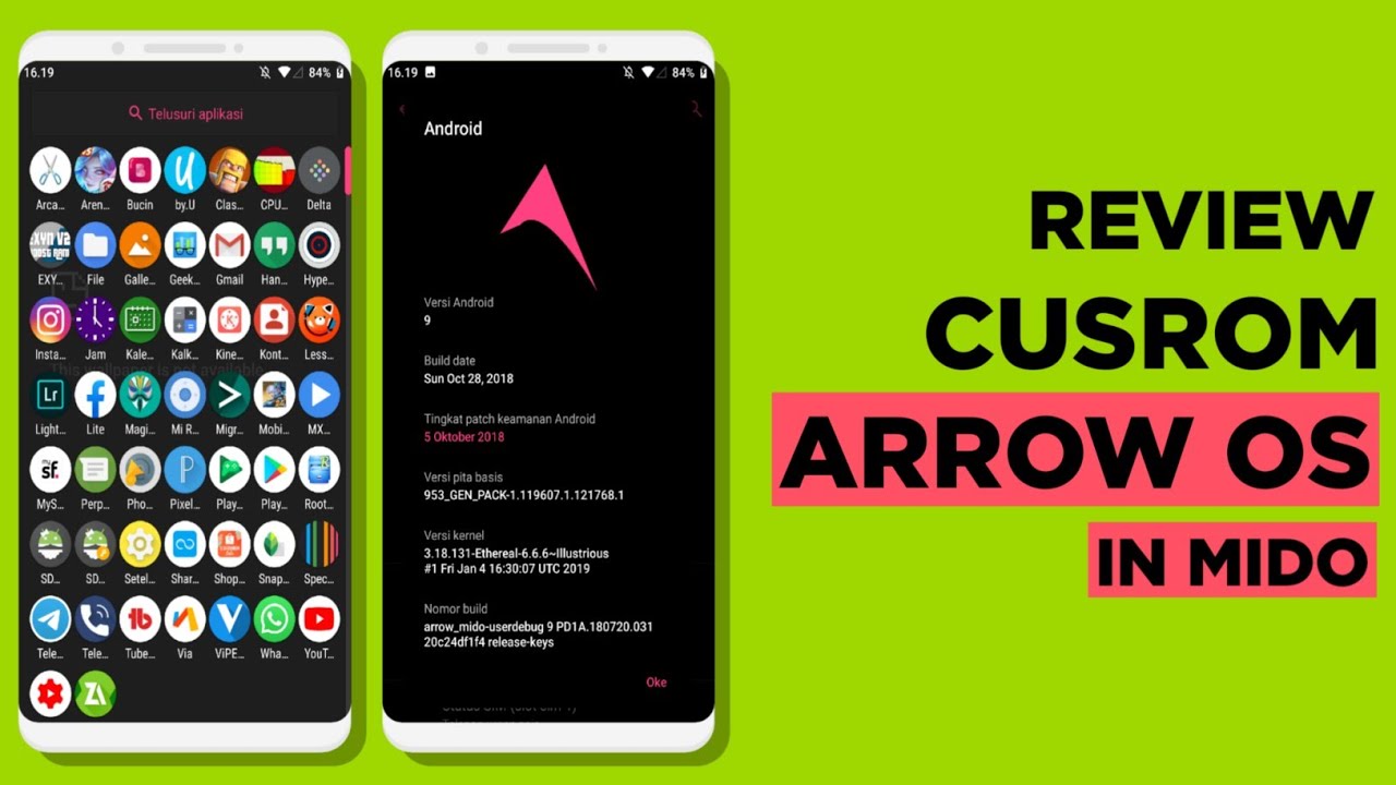 Review Singkat Custom Rom Arrow Os Pie For Mido | Redmi Note 4 ...