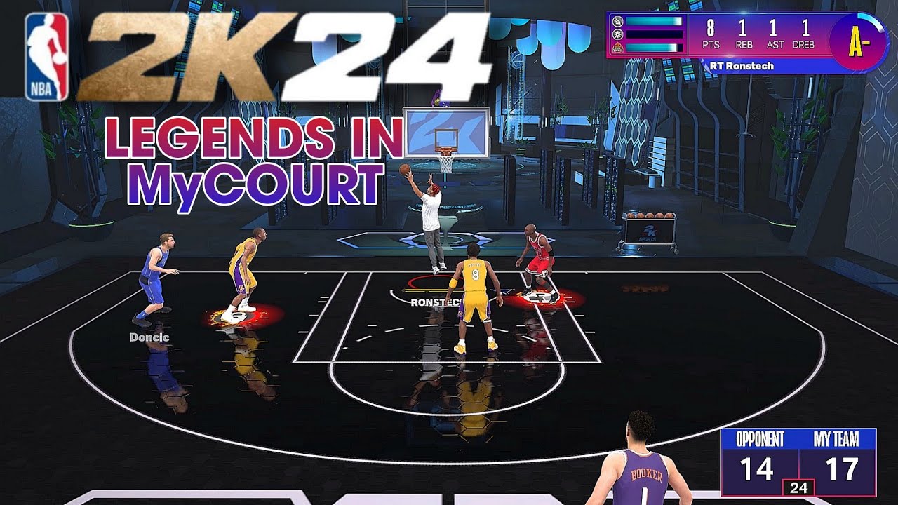 LOADING VR MATCH GAMEPLAY IN MyCOURT| NBA 2K24 CURRENT GEN| Easy Win ...