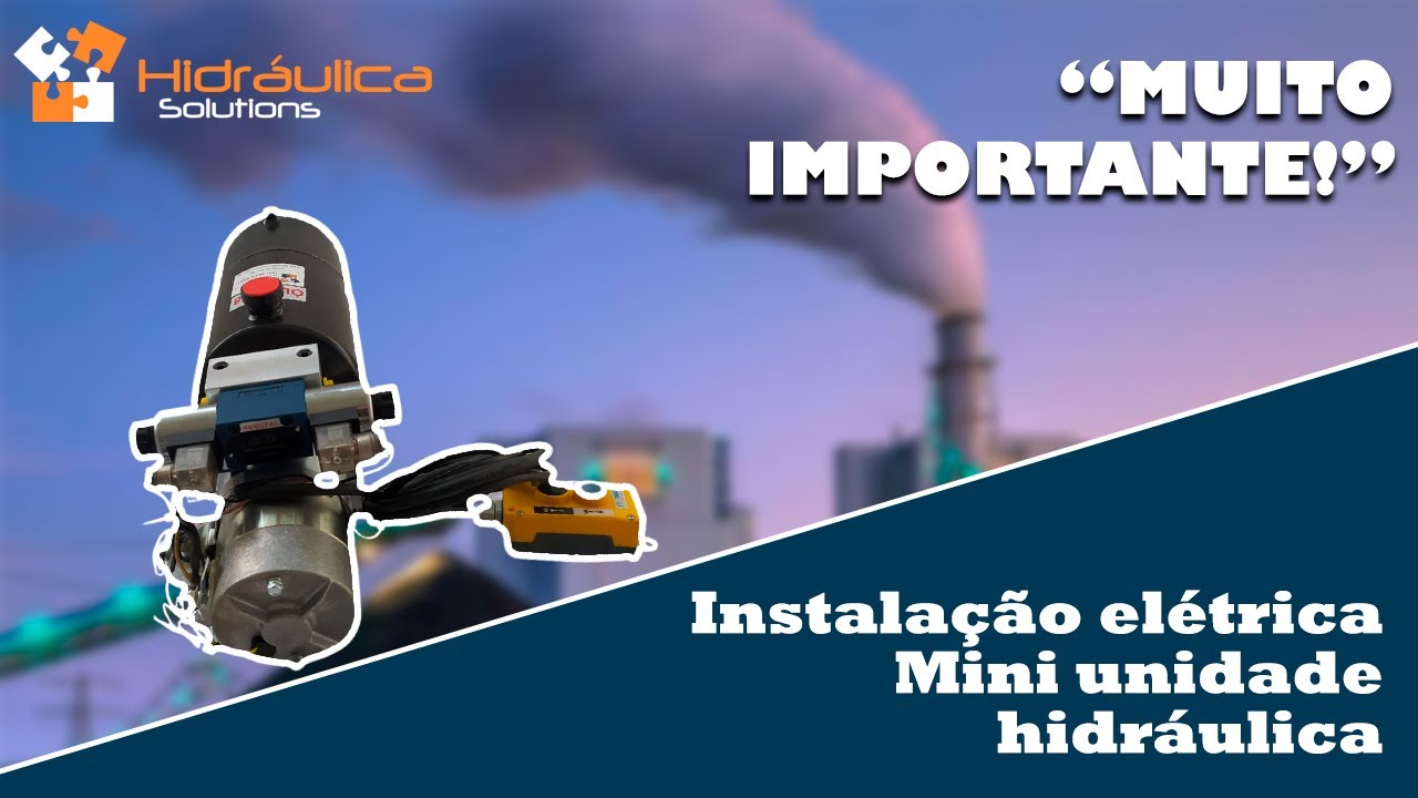 Instalação Elétrica Mini Unidade Hidráulica - YouTube