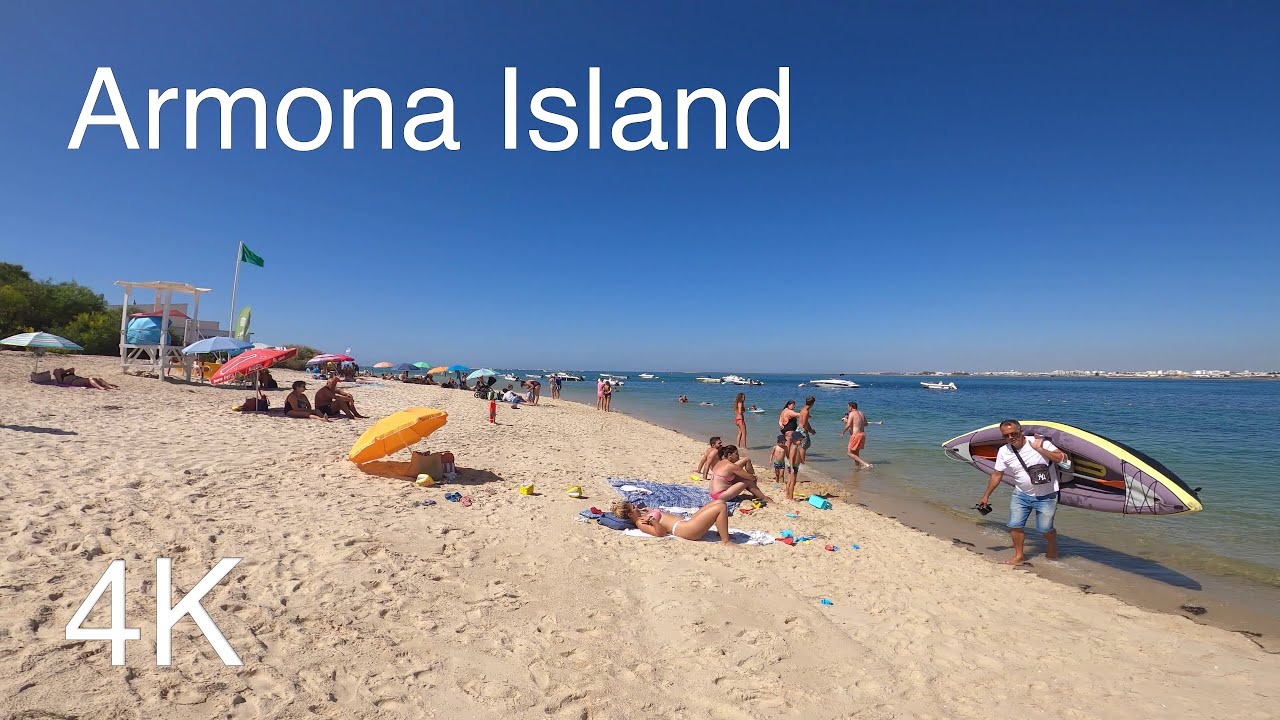Armona Island 🏖️ - Algarve, Portugal - Ilha da Armona - Virtual Walking ...