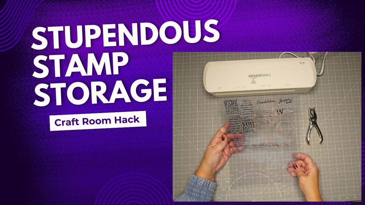 Stamp Organization Hack That Will Change Your Craft Room Forever - YouTube