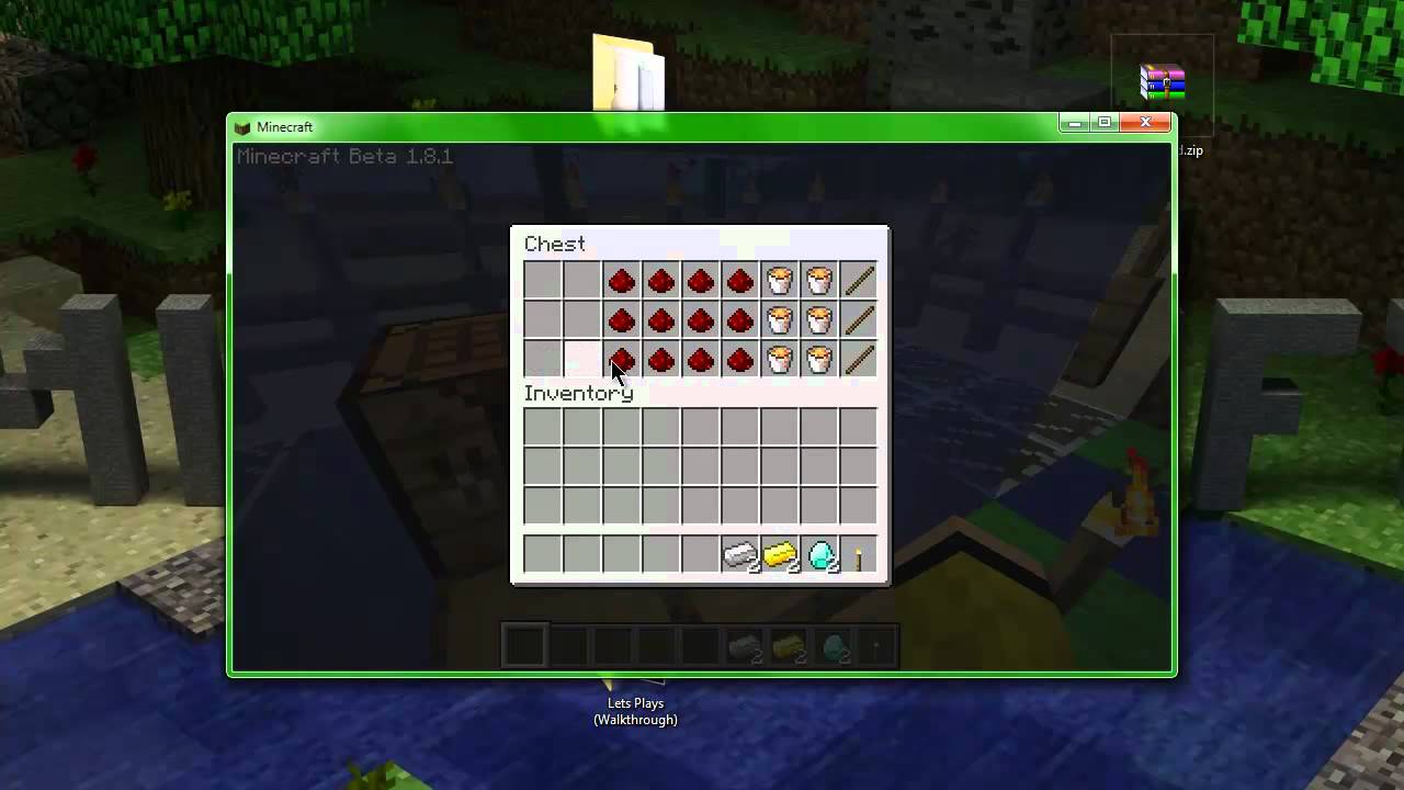 Minecraft - Light saber mod beta 1.8.1 [German/HD] - YouTube