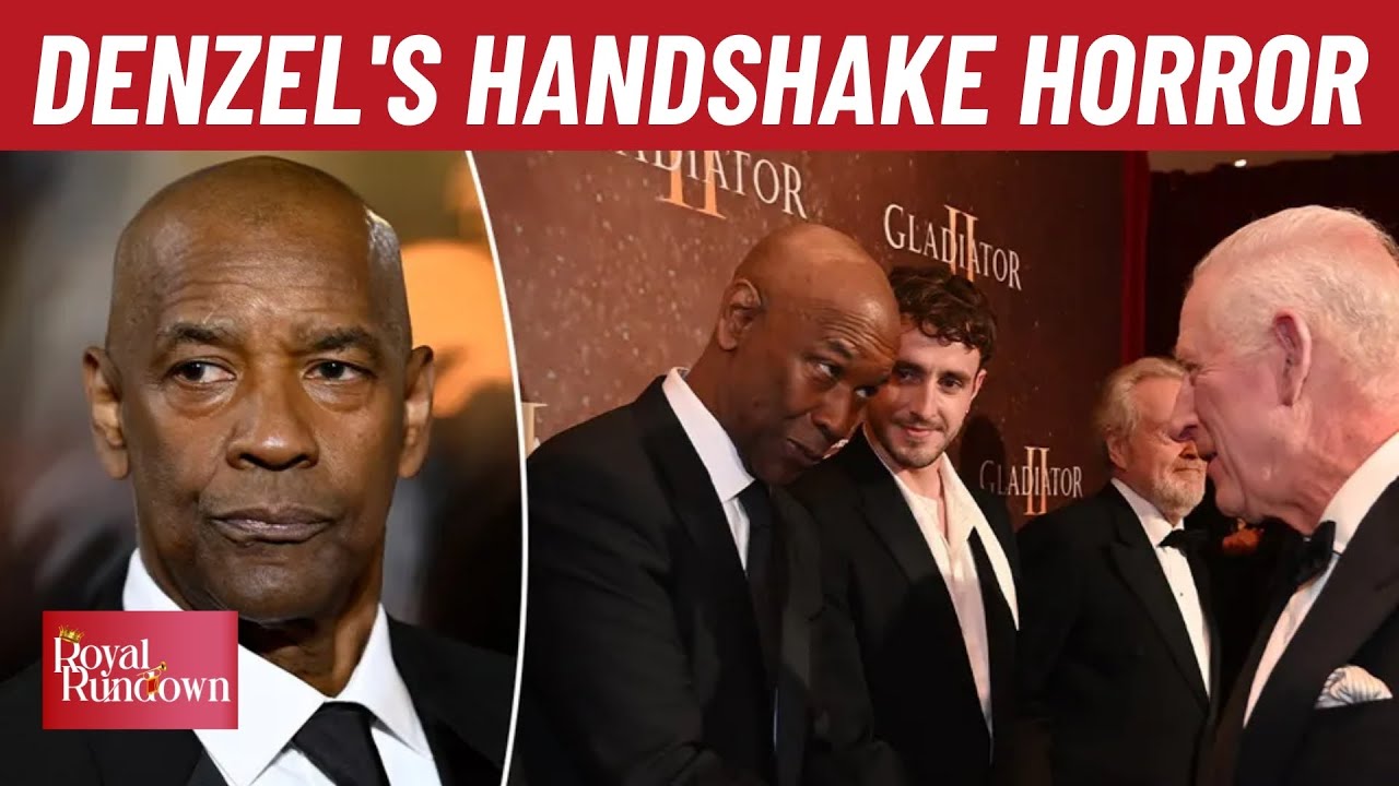 Denzel Washington's Awkward Handshake with King Charles at 'Gladiator ...