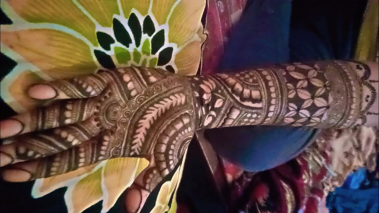 मेंहदी डिजाइन।Dulhan wedding special mehndi//simple mehndi kaise lgaye - YouTube