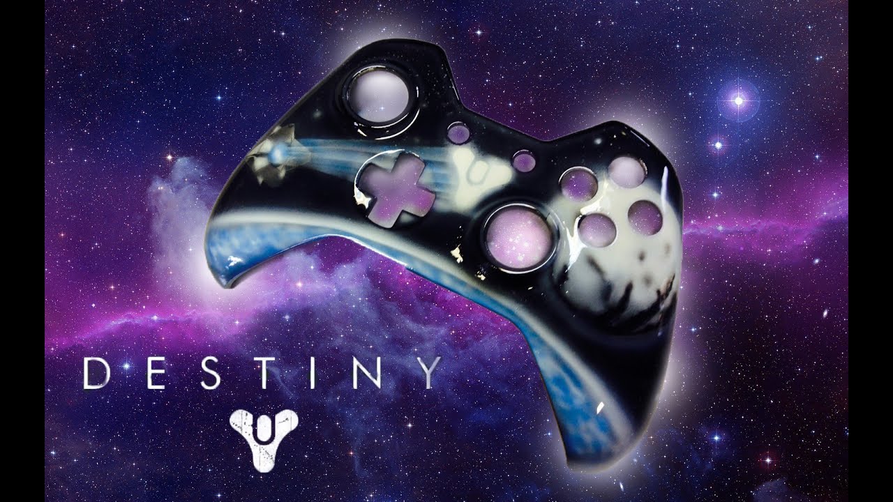 Xbox One - Destiny Controller Custom airbrush - YouTube