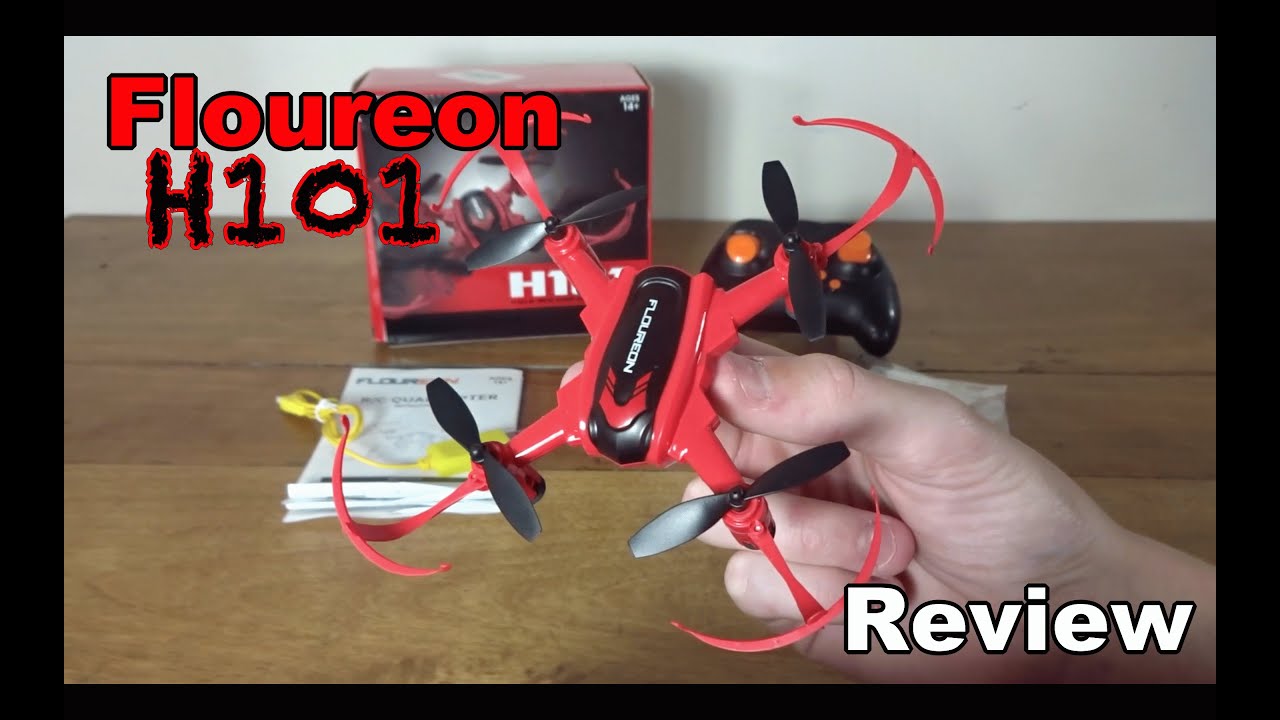 Floureon H101 Review and Flight - YouTube