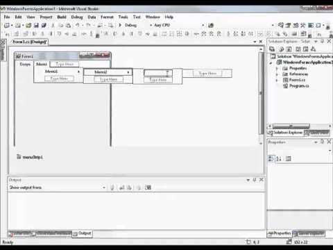C# Menü Yapımı Ders 4 - YouTube