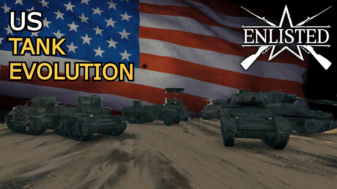 US Tank Evolution | Enlisted - YouTube