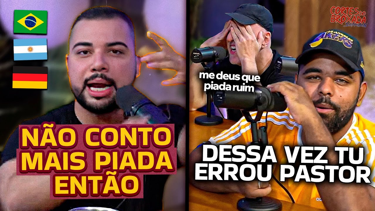 PASTOR se REVOLTA AO VIVO porque NINGUÉM GOSTOU das 3 PIADAS - YouTube