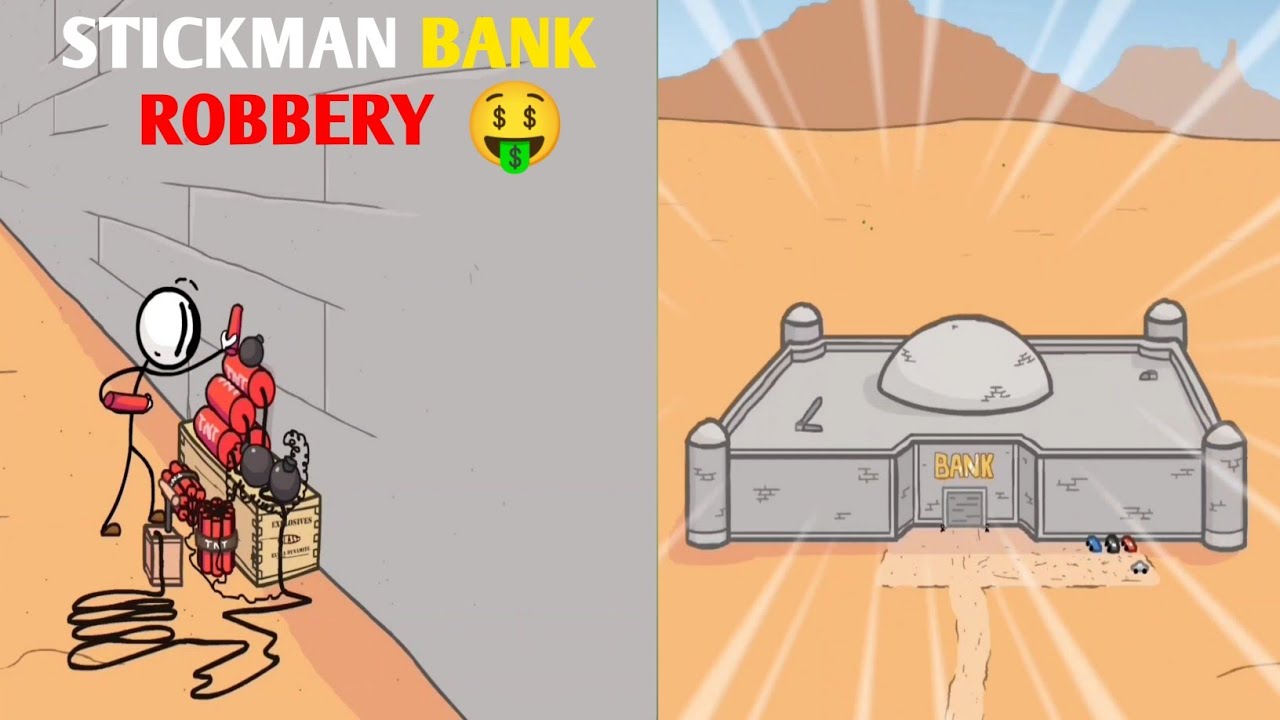 CAN STICKMAN ROBBERY A BANK 🤑 | BREAKING THE BANK - YouTube