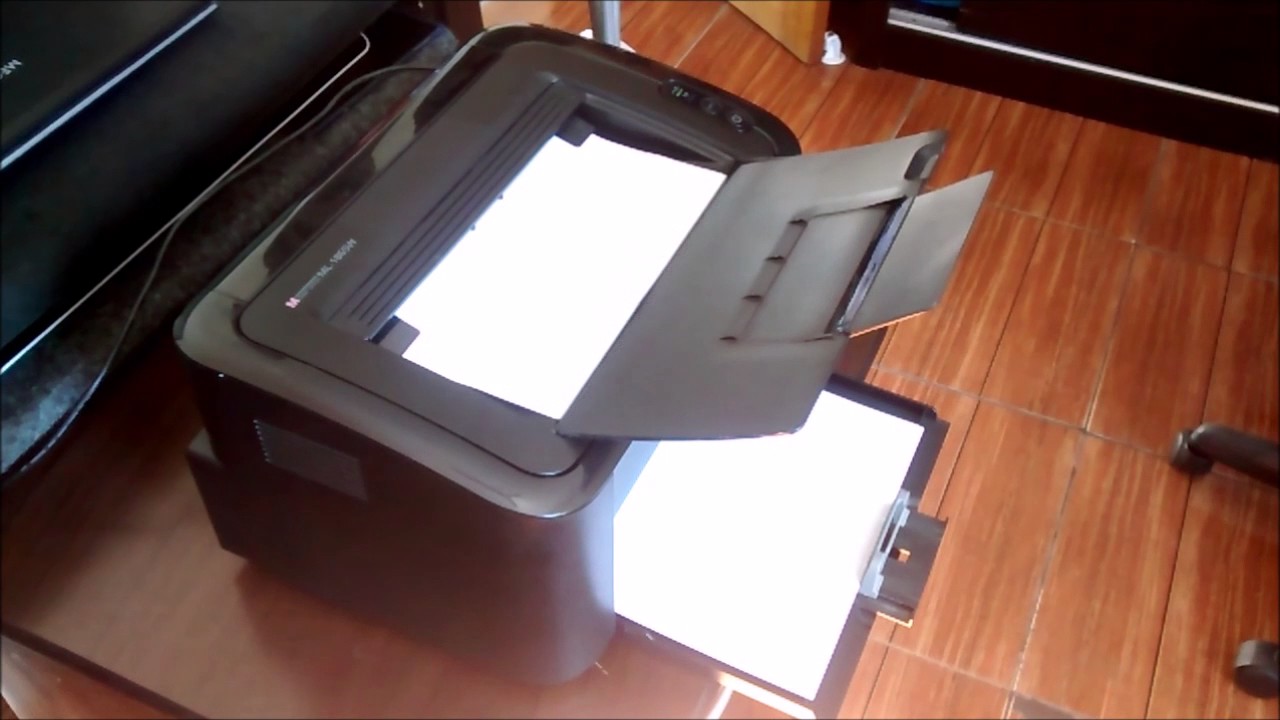 Samsung Laser Mono ML 1865W - YouTube