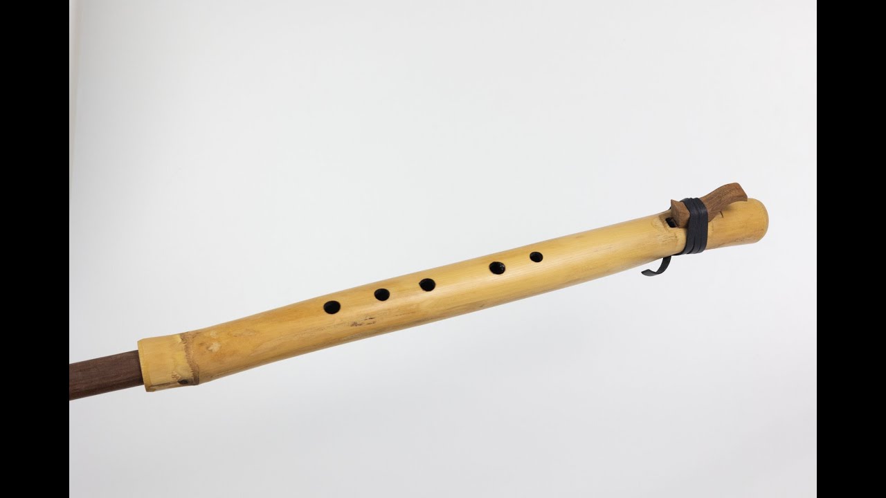 River Cane Native Flute, A pentatonic minor - YouTube