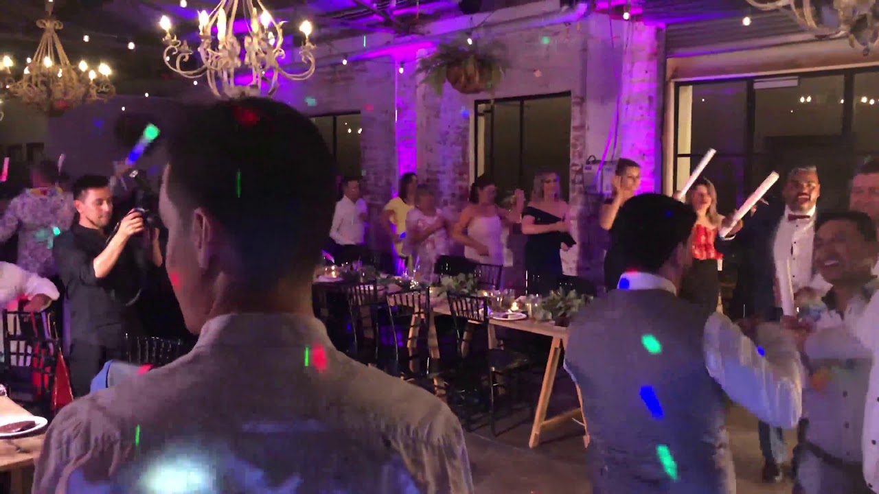 Johnathan & Ashley Wedding Reception @ Bell's Hotel - YouTube