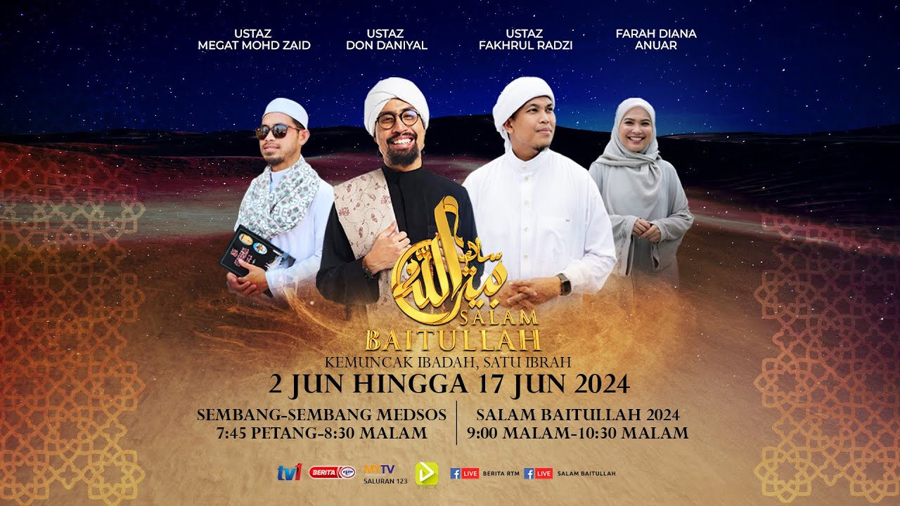 #live SALAM BAITULLAH 10 JUN 2024 - KEINDAHAN IHRAM - YouTube