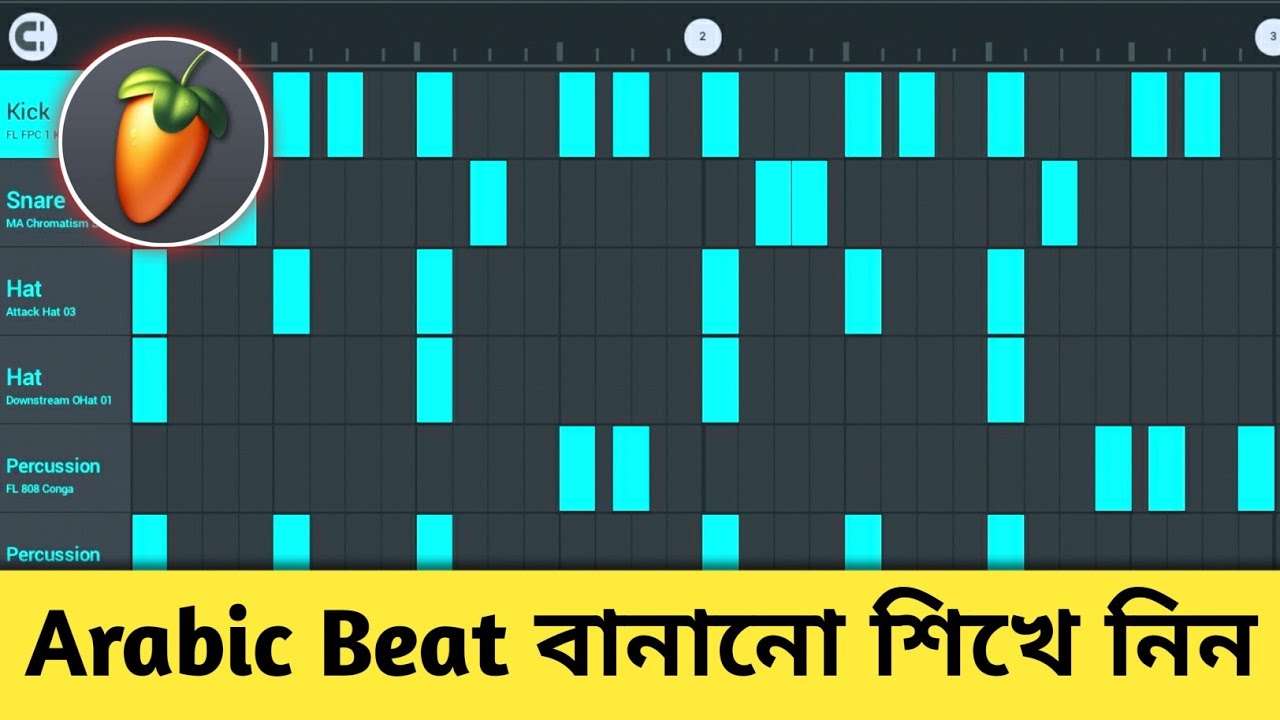 How To Make Arabic Beat In FL Studio Mobile? || Arabic Drum Beat ...