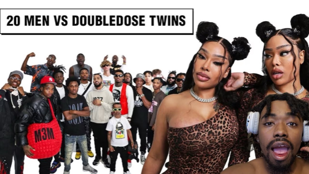 20 Guys Fight for the Love of 2 Instgram Models: DoubleDose Twins - YouTube