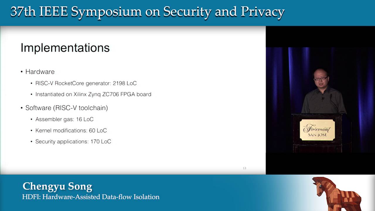 HDFI: Hardware-Assisted Data-Flow Isolation - YouTube