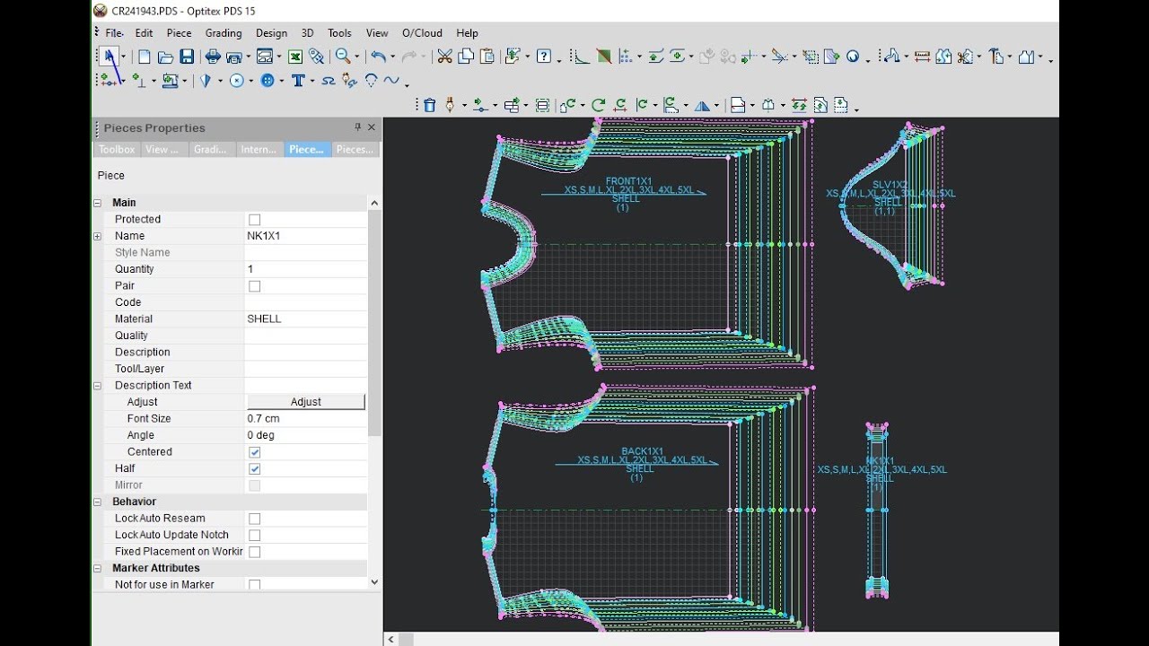 নতুনদের জন্য RAGLEN SLV TEE OPTITEX SOFTWARE - YouTube