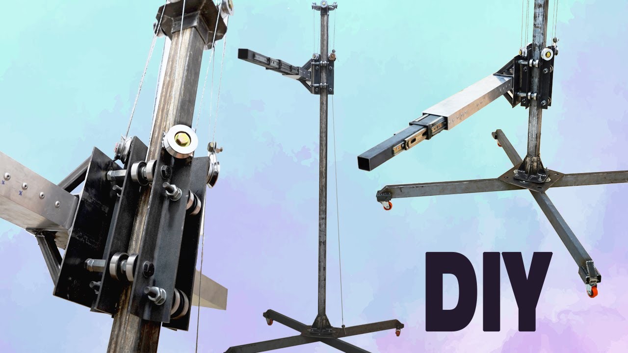 Homemade Camera Crane I Creative Works 👌 🏞 Part 1 - YouTube