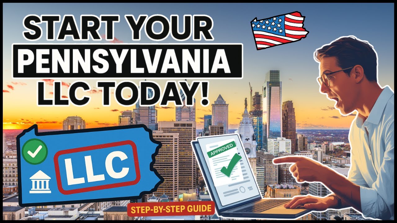 How to Start an LLC in Pennsylvania (Step-by-Step Guide) for 2025 - YouTube