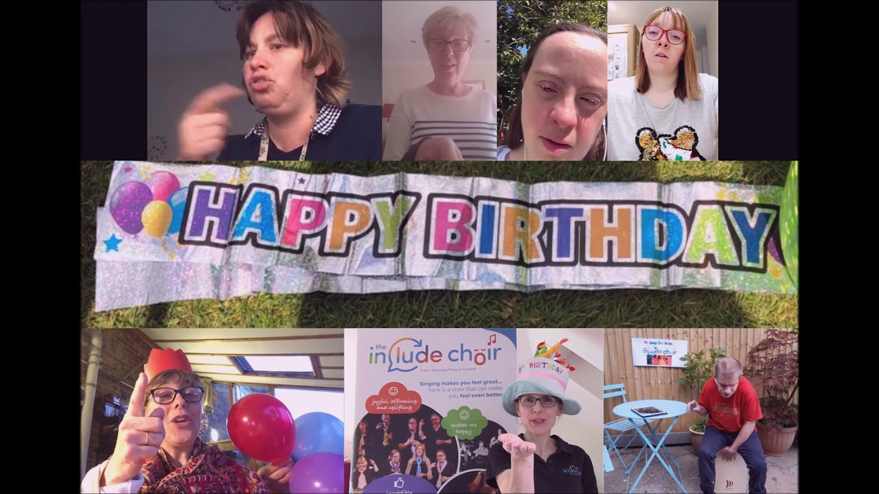 Happy Birthday The Include Choir - YouTube