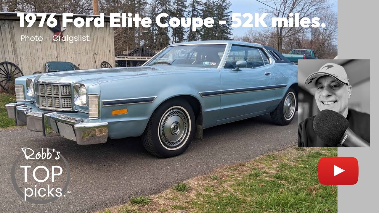 RARE - 1976 Ford Elite - Coupe - 52K miles - 351 CID - 2 owner car ...