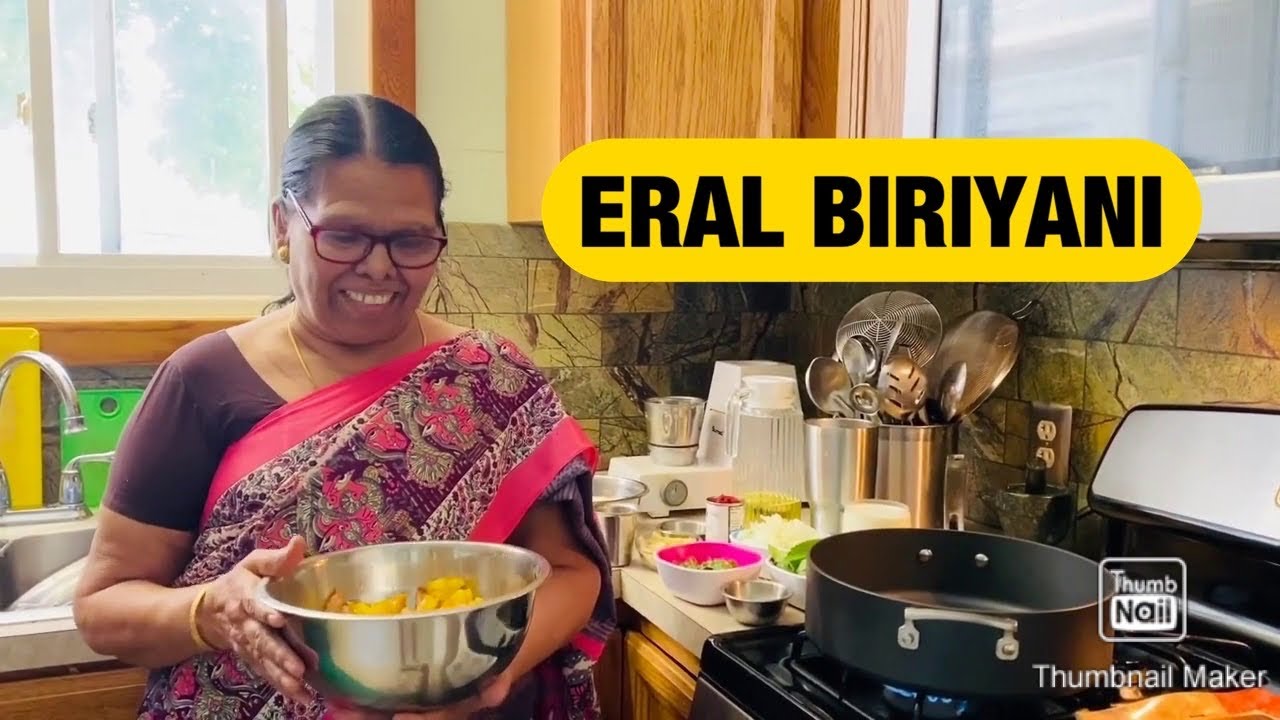 MAKING ERAL BIRIYANI !!! TAMIL !!! - YouTube