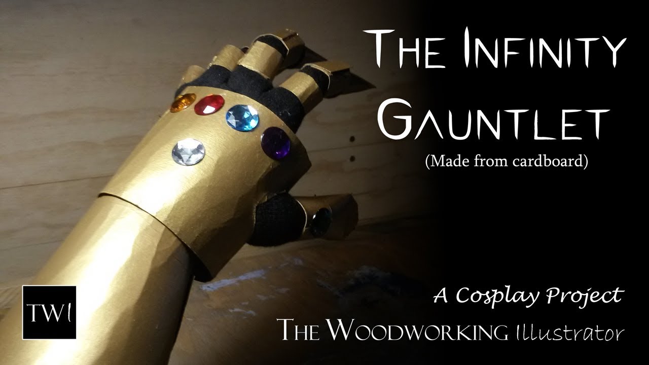 I make a REALLY REALLY cheap Infinity Gauntlet from cardboard - YouTube