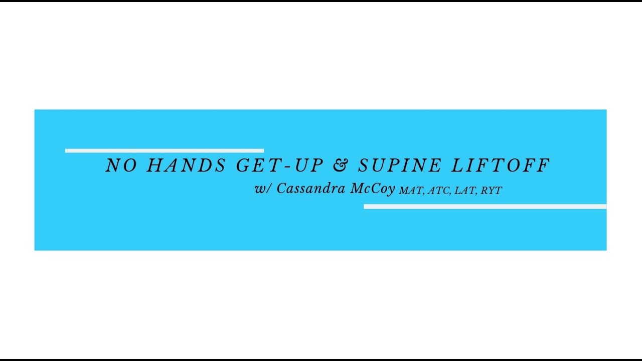 No Hands Get-Up & Supine Lift Off - YouTube