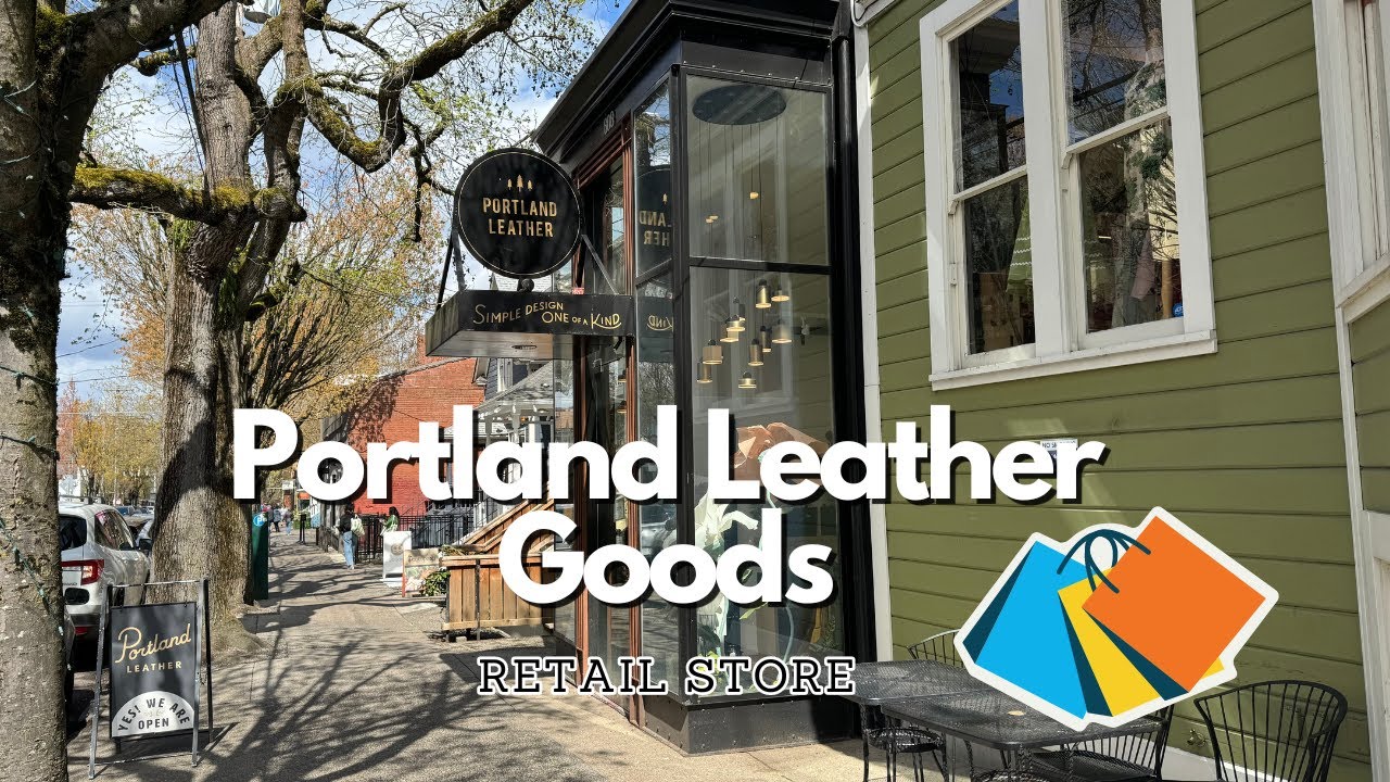 😍 Shop Portland Leather Goods Retail Store - Shop with me Part 2/3 🛍 ...