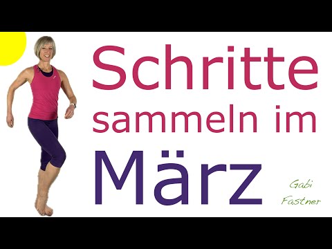 🏃🏻‍♂️16 min. Schritte sammeln im März | 1200, 2400, 3600...nach belieben erweiterbar | o. Geräte