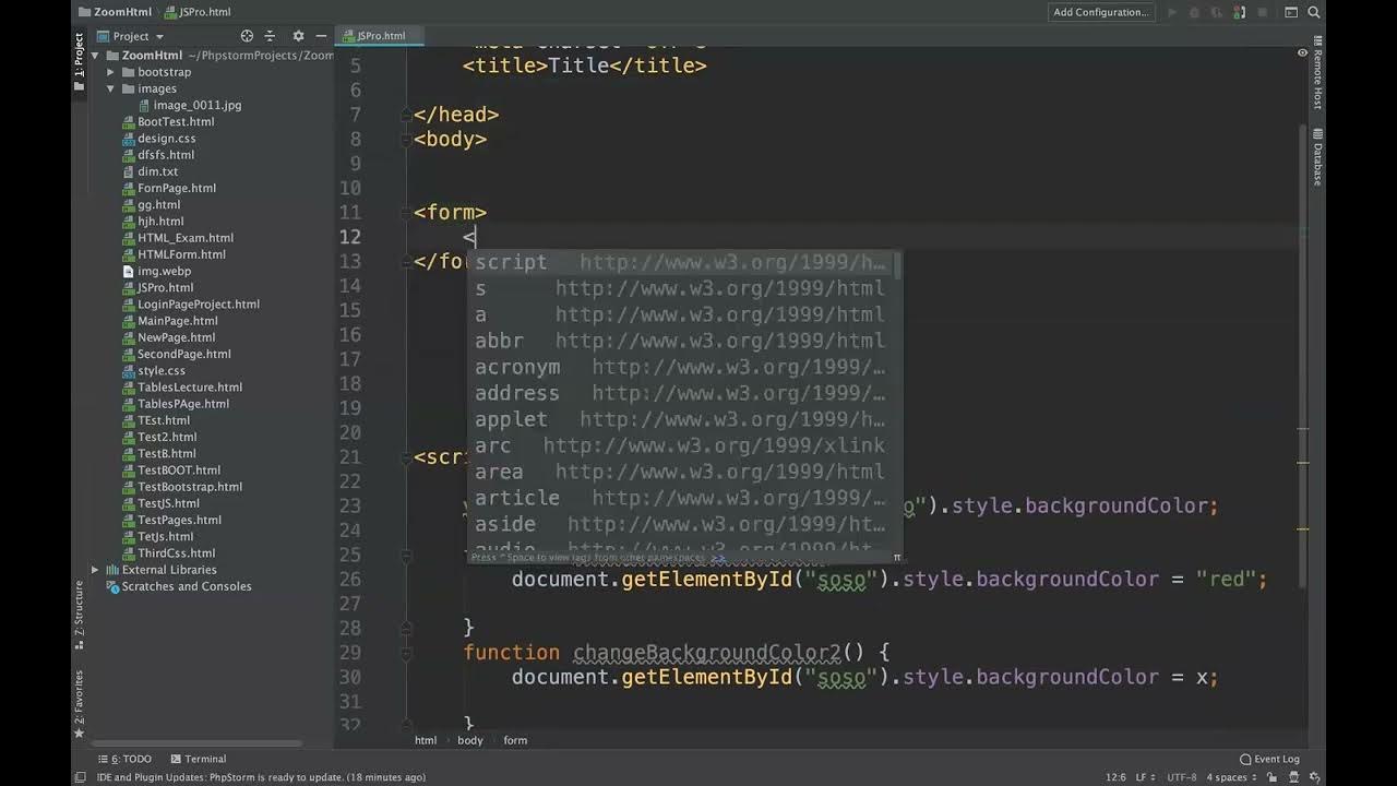 Lecture 15: JS Events + Form Event - YouTube
