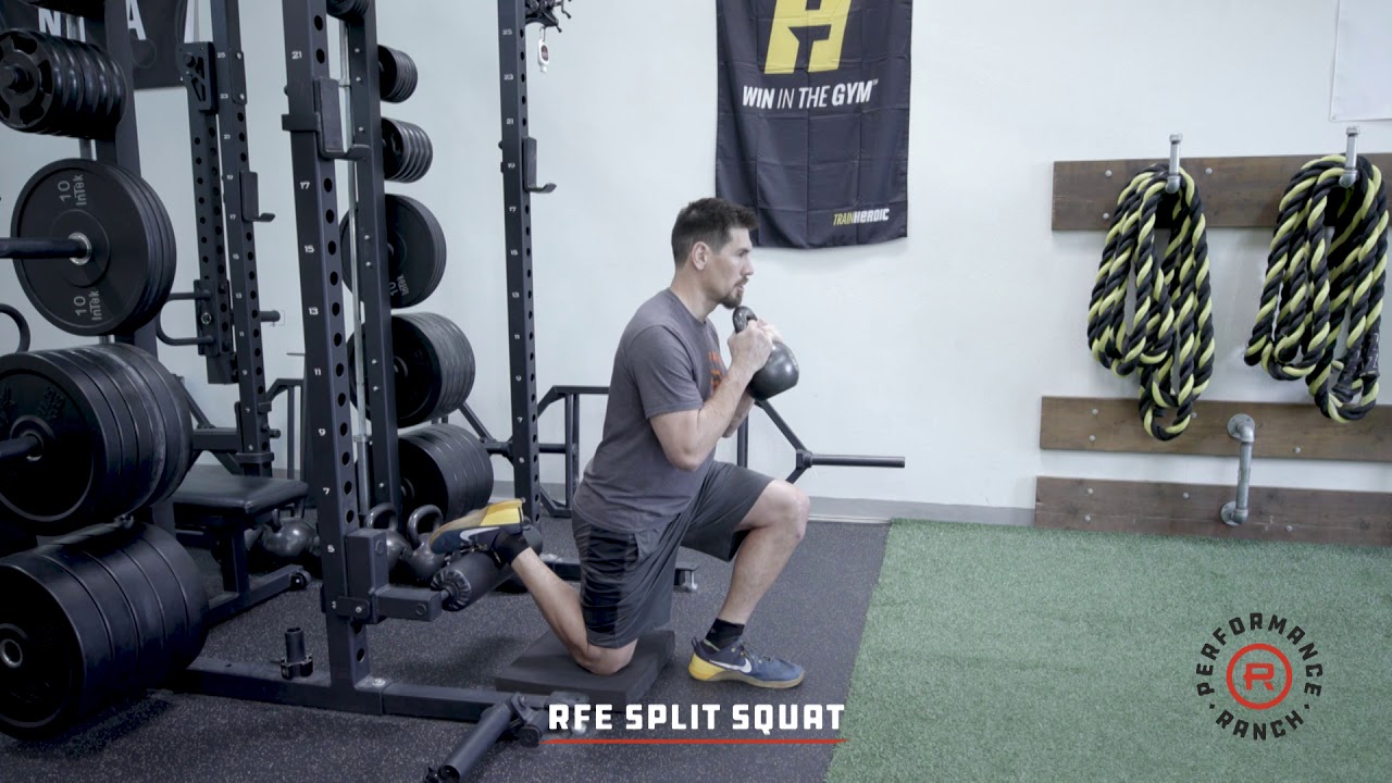 RFE Split Squat - YouTube