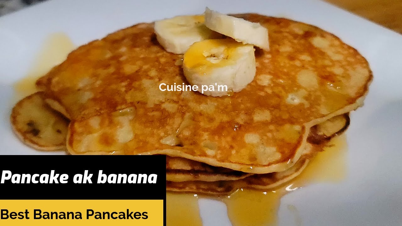 pancake ak banana(Best Banana Pancakes)#cuisinecreole #haitiancuisine # ...