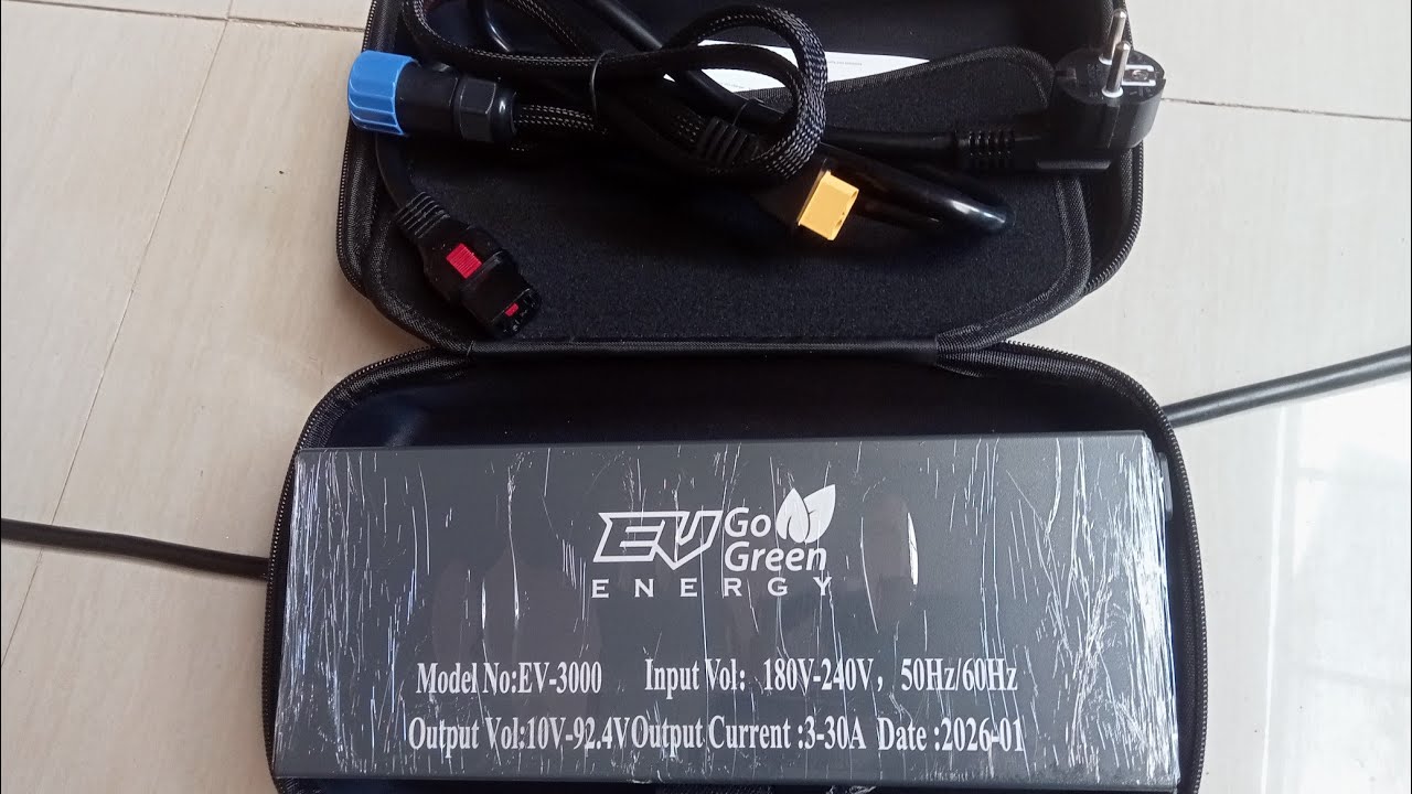 Charger EV Go Green Energy Adjustable 30 A | Cara Setting Voltase ...