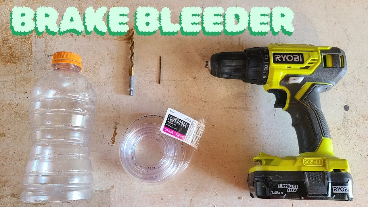 Easy DIY One Person Brake Fluid Bleeder - YouTube
